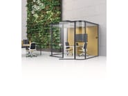 Acoustic fabric office booth COLLABORATIVE ROOM Collaborative Room Collection By ESTEL GROUP ...