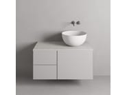 Wall-mounted vanity unit COMPACT LIVING - SET 8 By Rexa Design