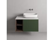 Wall-mounted vanity unit COMPACT LIVING - SET 8 By Rexa Design