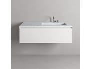 Wall-mounted vanity unit COMPACT LIVING - SET 8 By Rexa Design