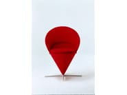 CONE CHAIR Upholstered fabric chair By Vitra | design Verner Panton
