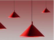Direct light aluminium pendant lamp CONO By Martinelli Luce