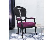 Upholstered fabric chair with armrests CORSET By Mineheart design Young ...