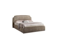 Fabric storage bed with upholstered headboard DEMY By Felis