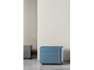 DIMITRI Bedside table with drawers By Meridiani | design Andrea Parisio