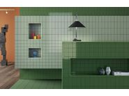 DIN LIGHT GREEN MATT Glazed stoneware wall/floor tiles By Mutina ...