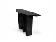 DOLMEN Demilune marble console table By Ginger & Jagger