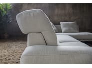 DORIAL Corner fabric sofa with removable cover By Gobbo Salotti ...