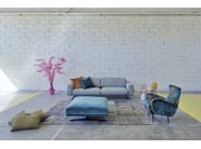 DORIAL Corner fabric sofa with removable cover By Gobbo Salotti ...