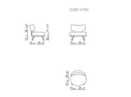 DROP | Armchair Drop Collection By Mood by Flexform design Roberto Lazzeroni