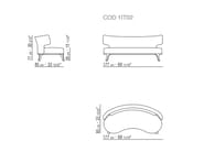 DROP | Small sofa Drop Collection By Mood by Flexform design Roberto Lazzeroni