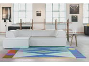 Patterned handmade wool rug DYAD Collection II Collection By Dare to Rug