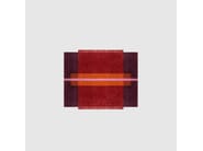 OVERLAY RECTANGLE BURGUNDY Rug By DesignByThem