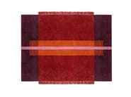 OVERLAY RECTANGLE BURGUNDY Rug By DesignByThem