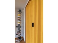 Folding door with velvet cladding Textile door By Dooor