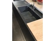 Lacquered kitchen with peninsula E9.30 / E7.30 / E5.30 Emotions ...