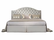 Fabric double bed with upholstered headboard ELENA By SOFTHOUSE