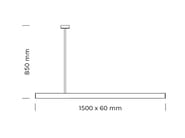 LED direct-indirect light pendant lamp ELLE By Olev design Architect.mine