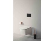 EQUAL Wall-hung ceramic toilet By VitrA Bathrooms | design Claudio Bellini