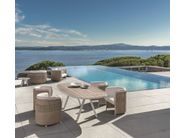ESEDRA Upholstered garden chair with armrests By Ethimo | design Luca ...