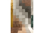 FORME ANTRACITE Porcelain stoneware wall tiles with terracotta effect ...
