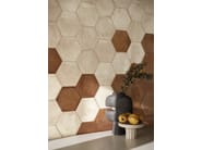 FORME TERRACOTTA Porcelain stoneware wall tiles with terracotta effect ...