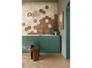 FORME TERRACOTTA Porcelain stoneware wall tiles with terracotta effect ...