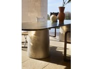 ETNA Rectangular marble table By Exteta