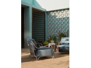 MOONLIGHT LOW Garden armchair By Exteta