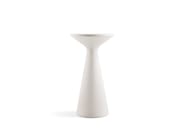 FADE Round polyethylene high table By Plust | design Marco Gregori
