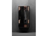 BUTLER Bathroom wardrobe in aluminum, glass and wood By FALPER | design ...