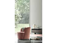 Upholstered fabric armchair FELIX By Lema design Roberto Lazzeroni