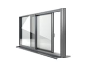 Aluminium and PVC sliding window FIN-SLIDE CLASSIC-LINE By FINSTRAL