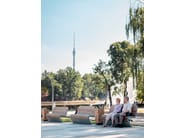 FLY | Bench with back By Punto Design design Arturo Erbsman