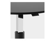 Height-adjustable round painted metal table FOLLOW BREAK By Mara