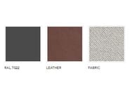 FONT OPEN CIRCLE Curved leather sofa By Offecct | design Matti Klenell