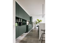 FRAME LACK/SOFT LACK BLACK GREEN Kitchen By Nolte Küchen