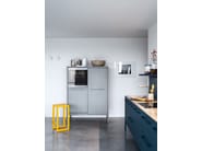 FRAME TALL UNITS Metal kitchen unit with handles By Fantin | design ...