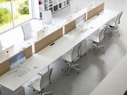 FRAMEWORK 2.0 | Multiple office desk By FANTONI
