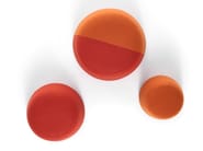 Upholstered round fabric pouf FUJI By MDF Italia design Francesco Rota