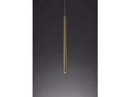 LED direct light aluminium pendant lamp FLUTE By PURALUCE