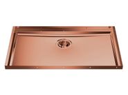 PHANTOM BASE 710 SP 12 INOX COPPER Undermount stainless steel sink By ...