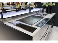 WORKSTATION COCKTAIL Stainless steel bar counter By Frigomeccanica