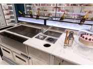 WORKSTATION COCKTAIL Stainless steel bar counter By Frigomeccanica