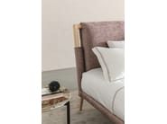 GAUDÍ Double bed with upholstered headboard By Flou