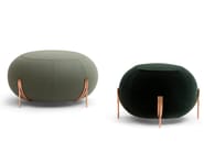 GEO With removable lining round fabric pouf By Saba Italia | design ...