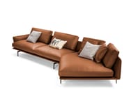 GET BACK 3 seater leather sofa By Poltrona Frau | design Palomba ...