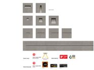 GHOST LED cement steplight By SIMES