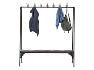 Free standing lacquered steel hallway unit GYM BENCH By KARE-DESIGN