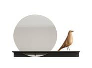 LEEV Metal mirror / bathroom wall shelf By Geesa